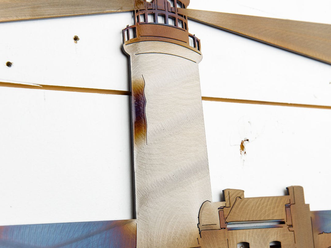 Lighthouse Home Décor Metal Wall Art | Iron Mountain Studios